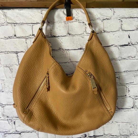 Cole Haan | Bags | Cole Haan Tan Boho Bag With Zipper Detail | Poshmark